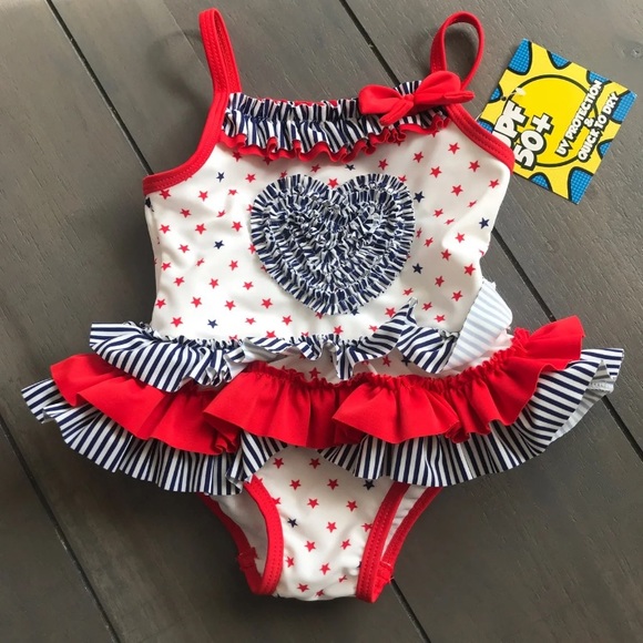 Swim | Patriotic Girl Swimsuit | Poshmark